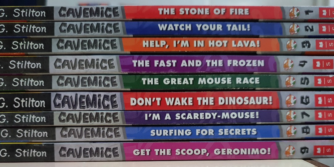 Geronimo Stilton Cavemice 1 to 9, Hobbies & Toys, Books & Magazines ...