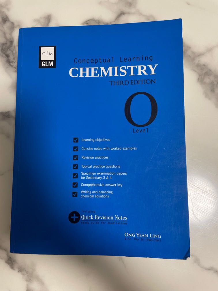 [GLM] Chemistry Conceptual Learning ‘O’ Levels (Sec 3 & 4), Hobbies ...