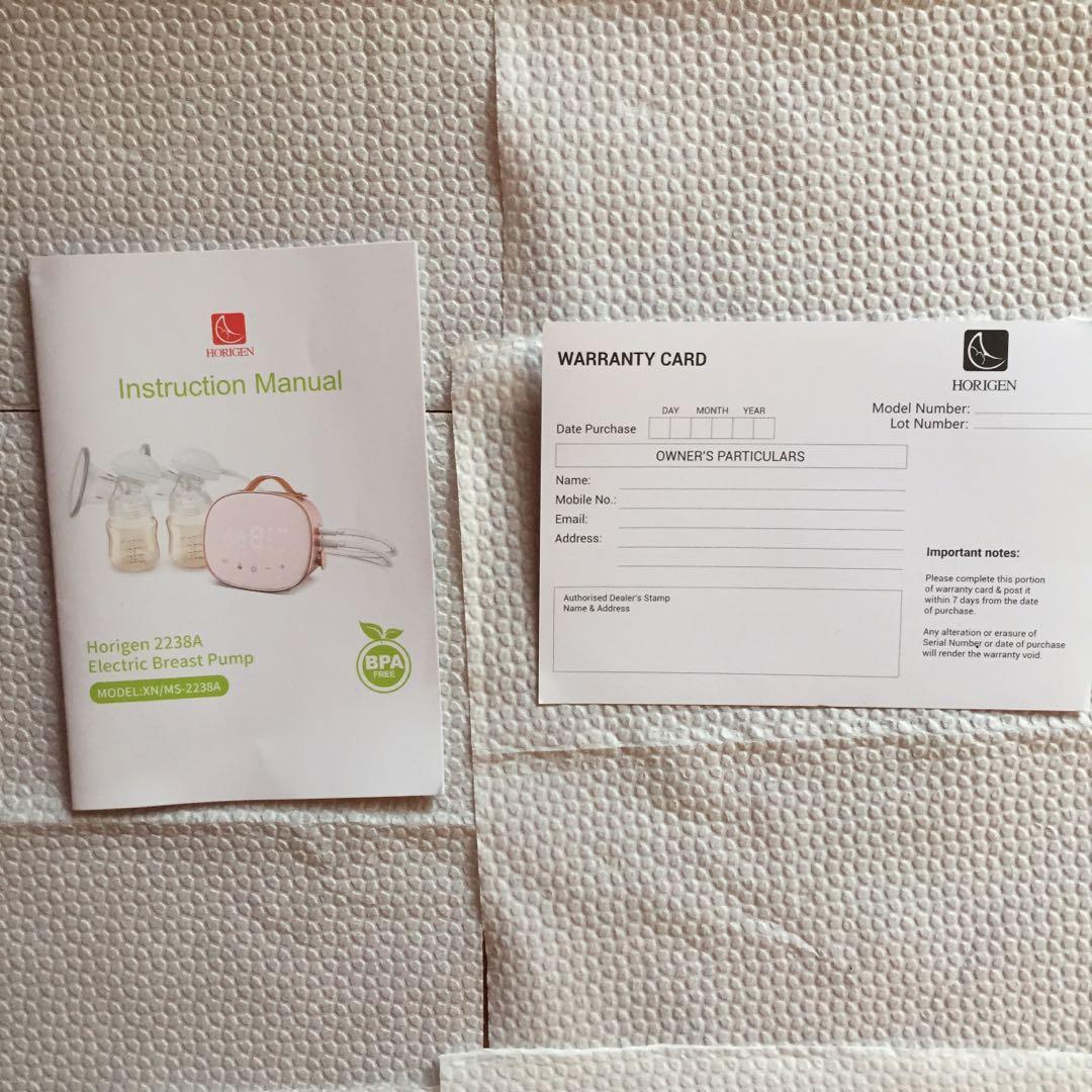 Horigen Little Telly Hospital Grade 3D Double Electric Pump, Babies ...