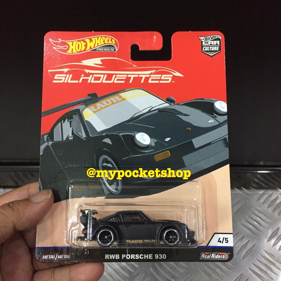 Hot Wheels RWB PORSCHE 930 - Flat Black / 2019 Hotwheels Premium Car ...