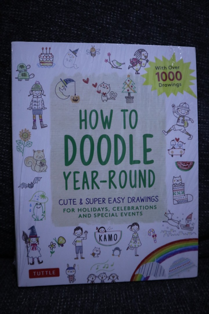 How To Doodle Year-Round, Buku & Alat Tulis, Buku di Carousell