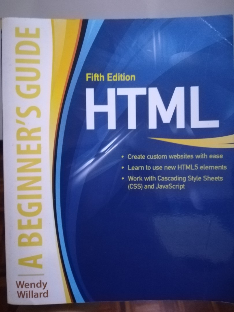 HTML Beginner's guide, Hobbies & Toys, Books & Magazines, Textbooks on ...