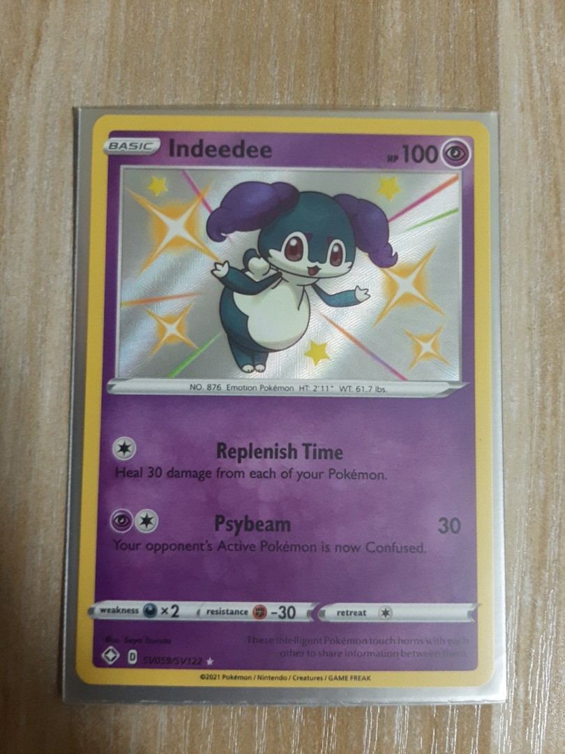 Indeedee Baby Shiny, Hobbies & Toys, Toys & Games on Carousell