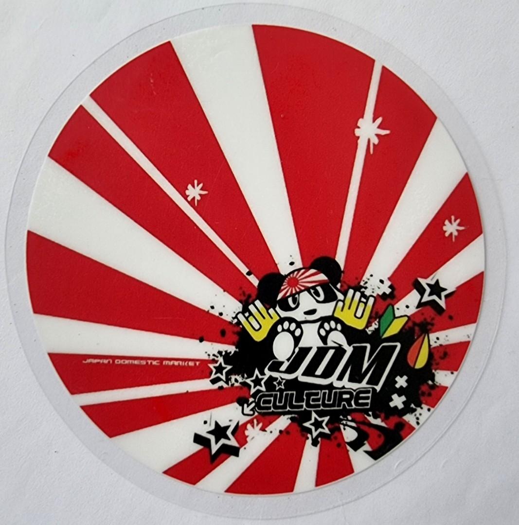 JDM Culture Japanese Rising Sun Car Decal, Hobbies & Toys, Stationery ...