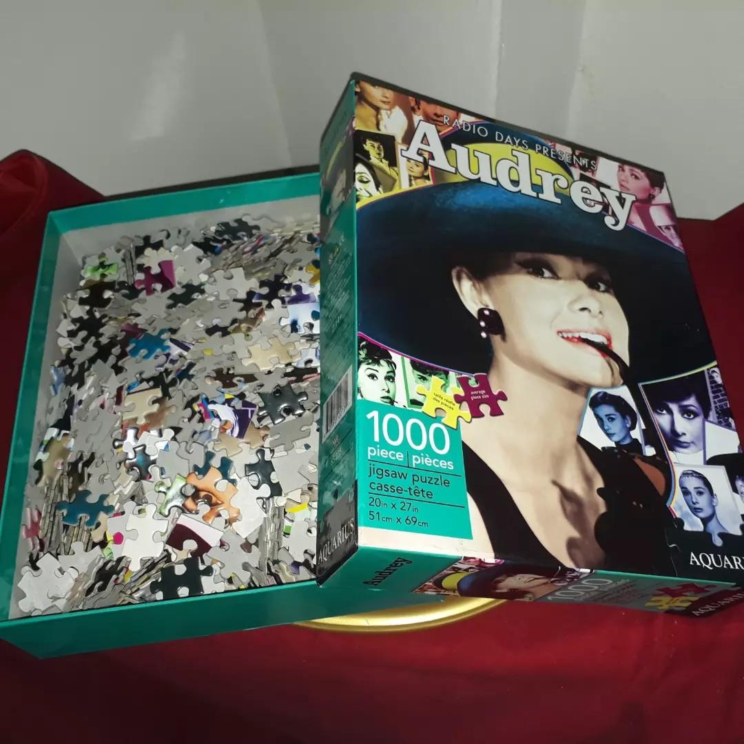 Jigsaw Puzzle Audrey Hepburn, Hobbies & Toys, Collectibles ...