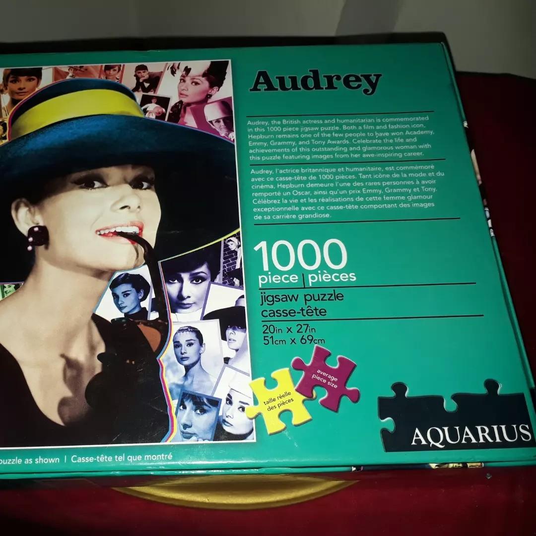Jigsaw Puzzle Audrey Hepburn, Hobbies & Toys, Collectibles ...