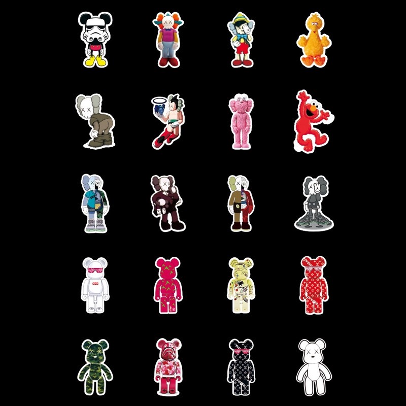 Kaws sticker, Hobbies & Toys, Stationery & Craft, Craft Supplies ...