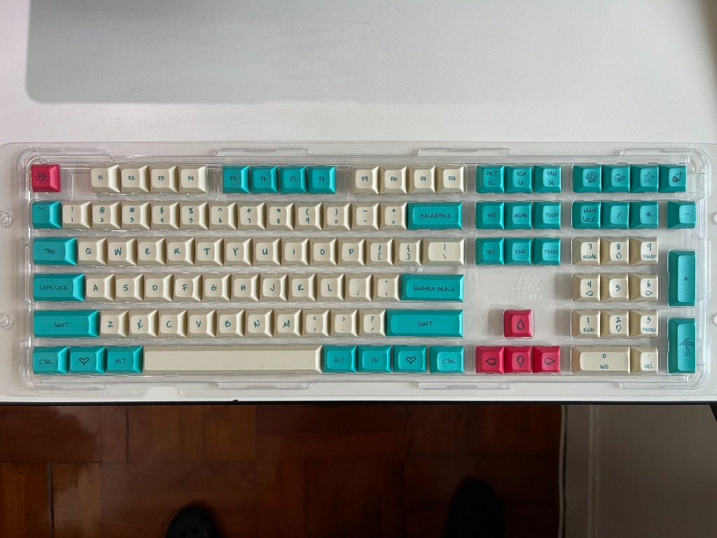 Keycaps: Hawaii | 鍵帽: 夏威夷, 電腦＆科技, 電腦周邊及配件, 電腦鍵盤及相關產品 - Carousell