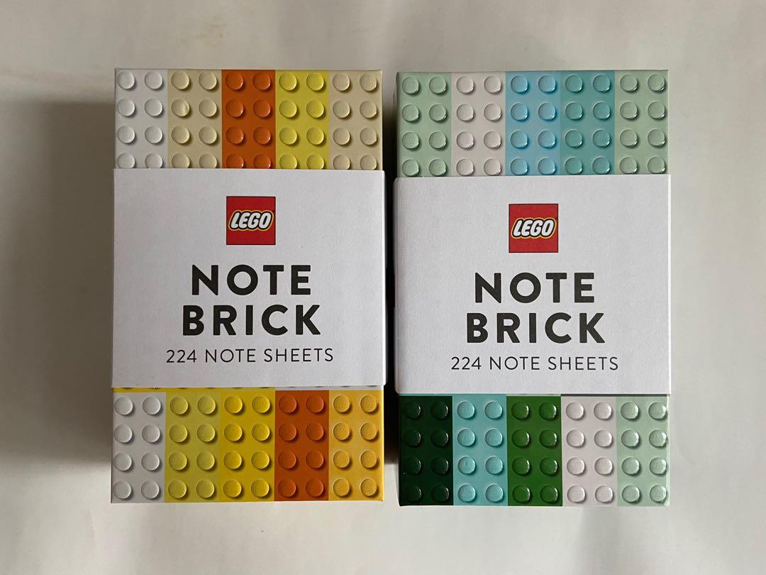 Lego note brick 224 note sheets x2, 興趣及遊戲, 手作＆自家設計, 文具 - Carousell