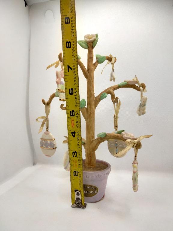 Lenox store easter egg tree collectible with 5 ivory fine china ...