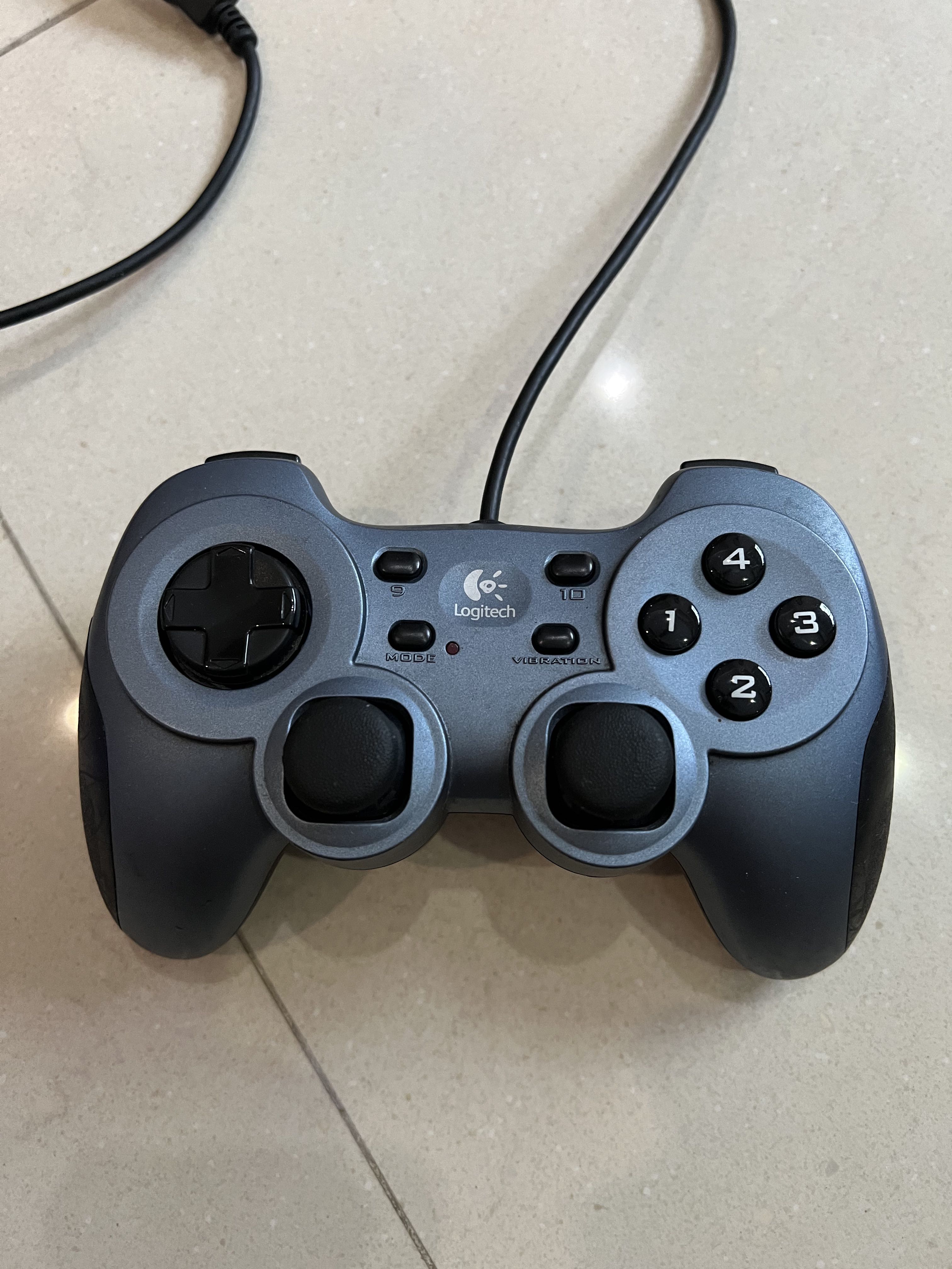 Logitech USB gaming controller playstation style, Video Gaming, Gaming ...