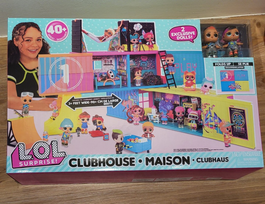 L.O.L. Surprise! Clubhouse Playset with 40+ Surprises and 2 Exclusives ...