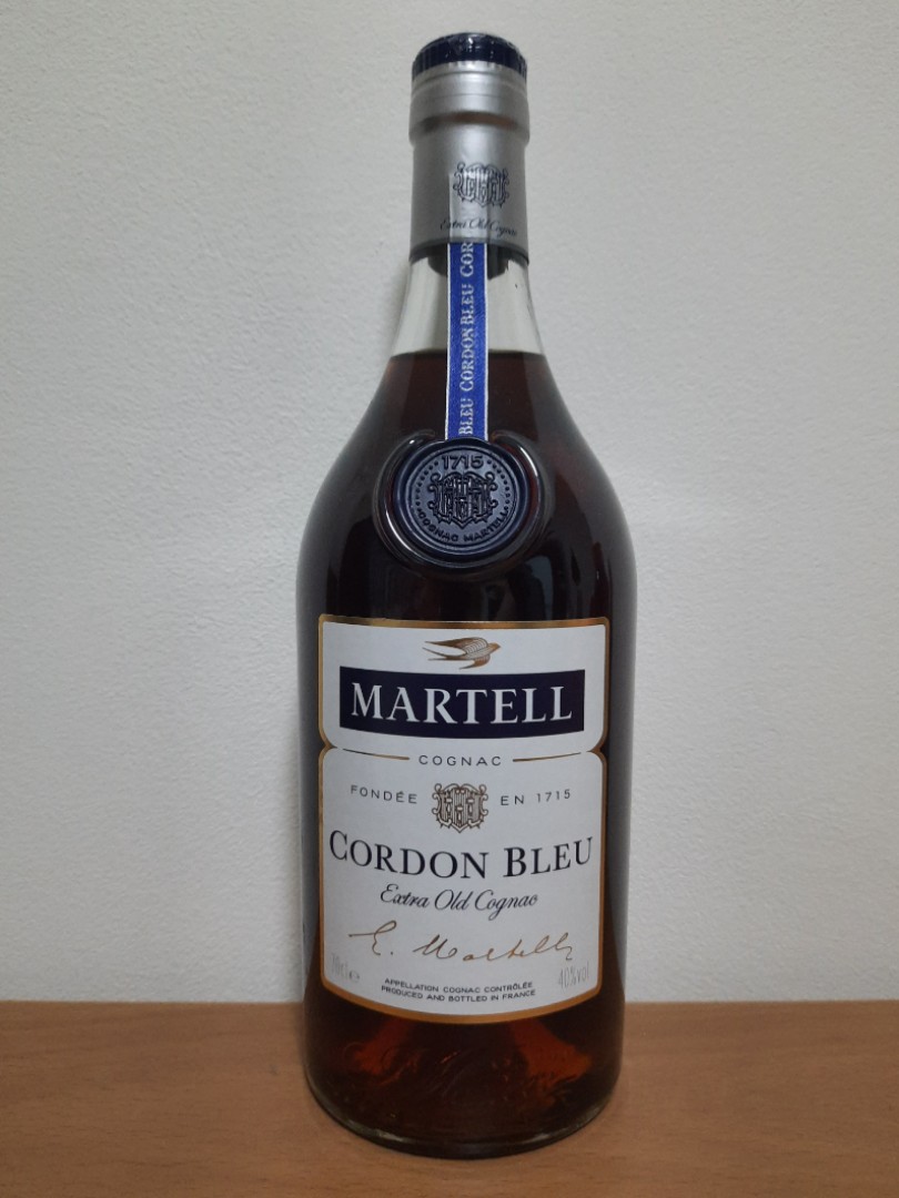 MARTELL, Cordon Blue 70CL, 1715 Cognac, Food & Drinks, Alcoholic ...