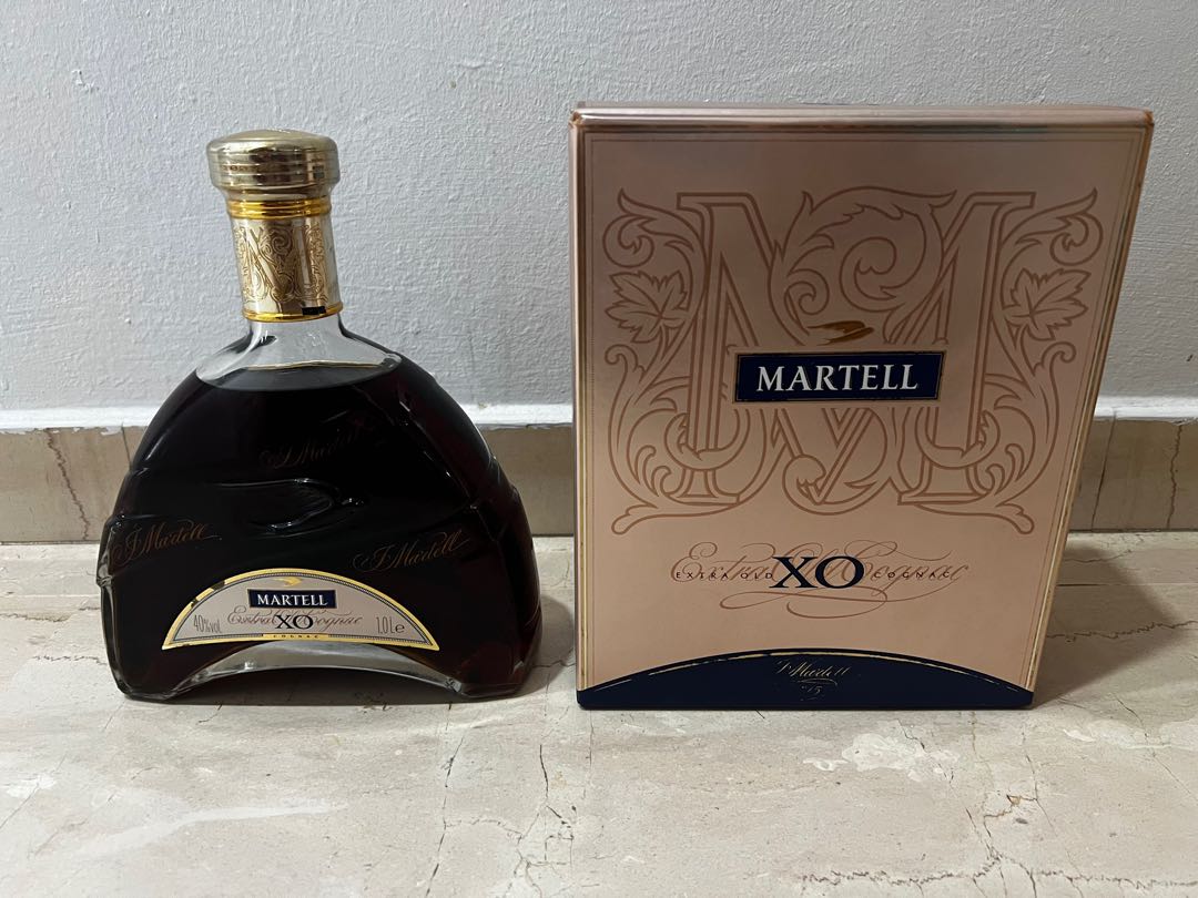 Martell XO extra old cognac (1 litre), Food & Drinks, Beverages on Carousell