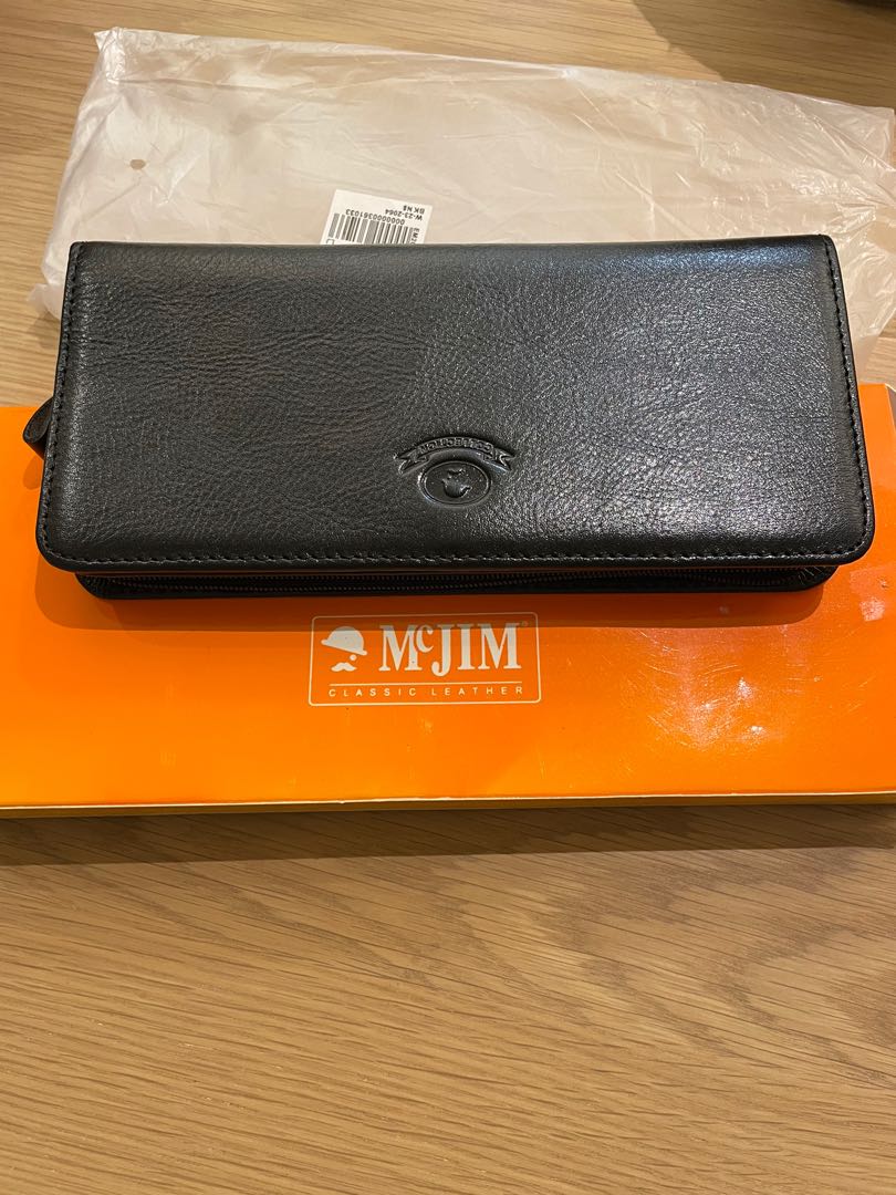 McJim leather long wallet, Women's Fashion, Bags & Wallets, Wallets ...