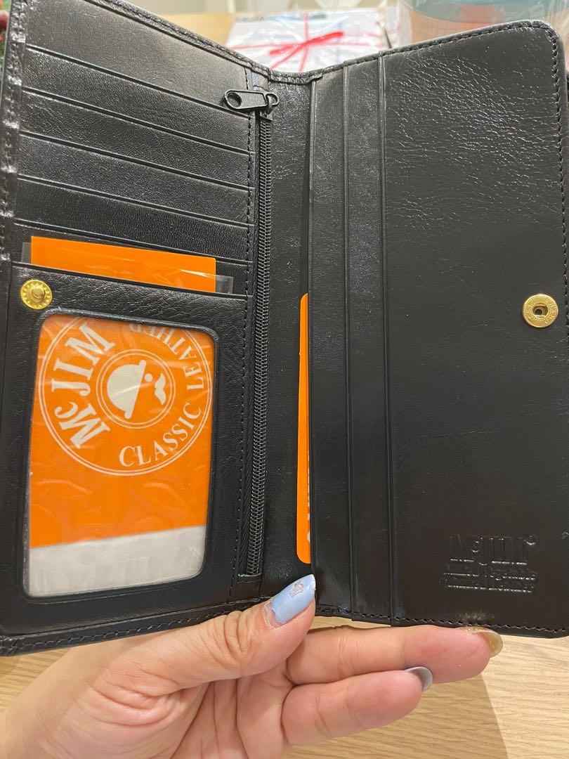 McJim leather long wallet, Women's Fashion, Bags & Wallets, Wallets ...