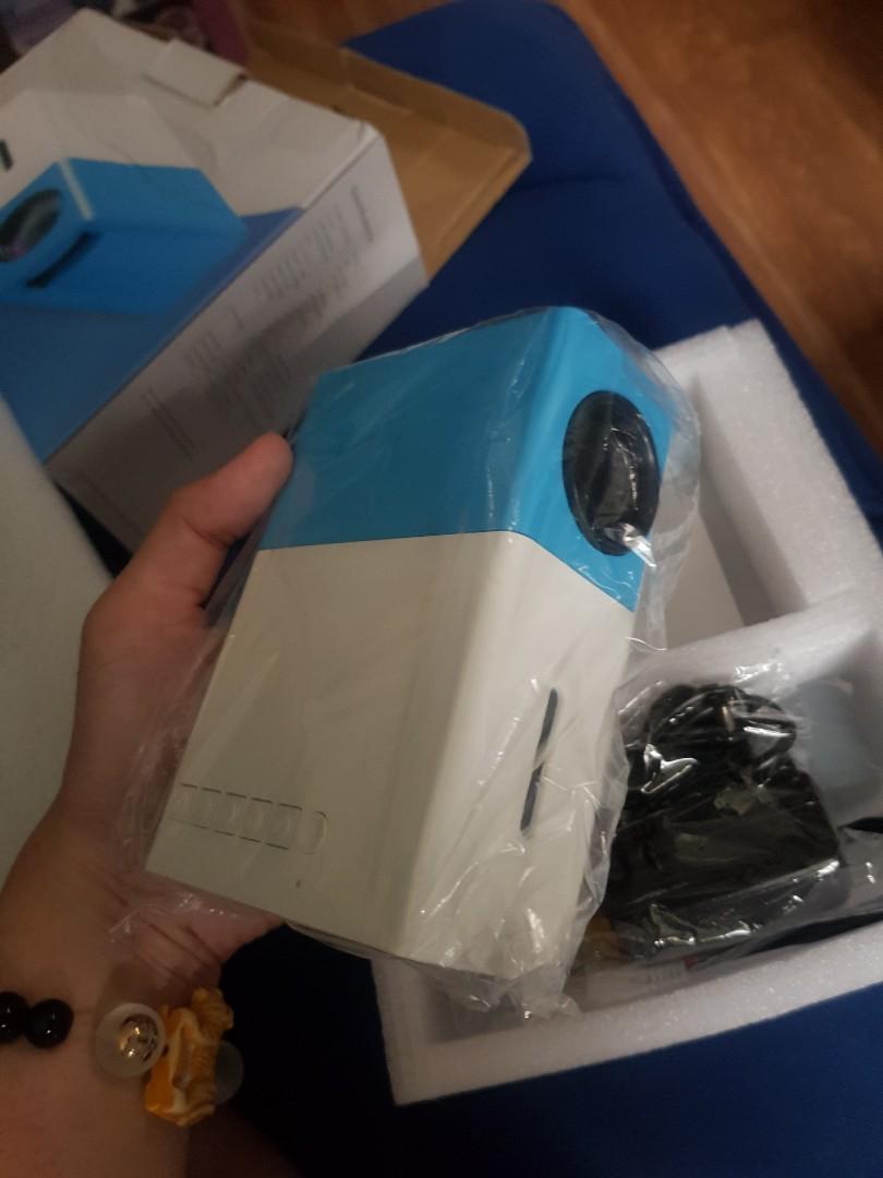 MINI PROJECTOR Blue color (Used), TV & Home Appliances, TV ...