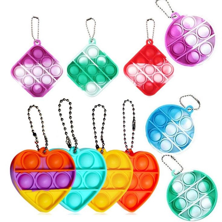 MINI PUSH POP IT SG READY STOCK Fidget Toy Push bubble toy stress ...