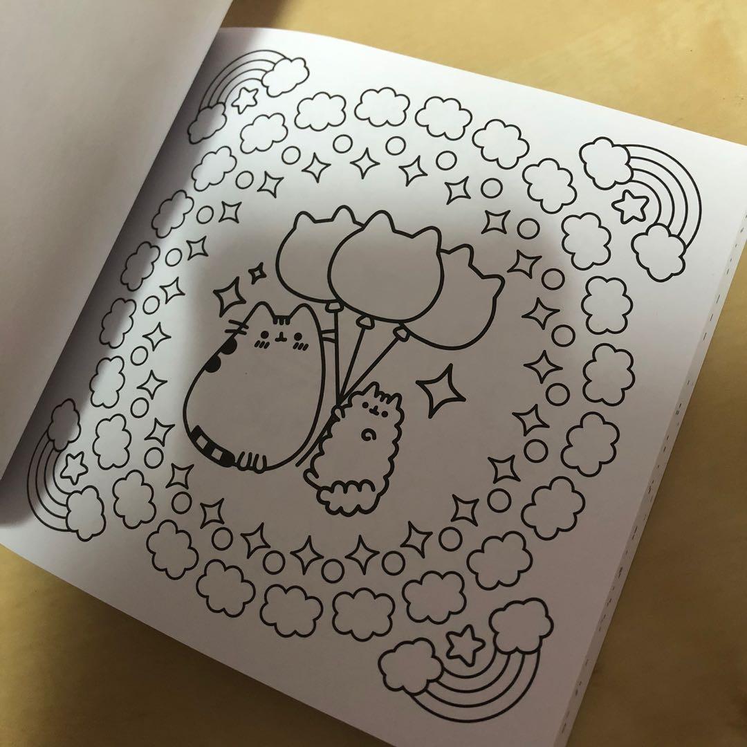 Mini Pusheen Coloring Book, Hobbies & Toys, Books & Magazines, Children ...