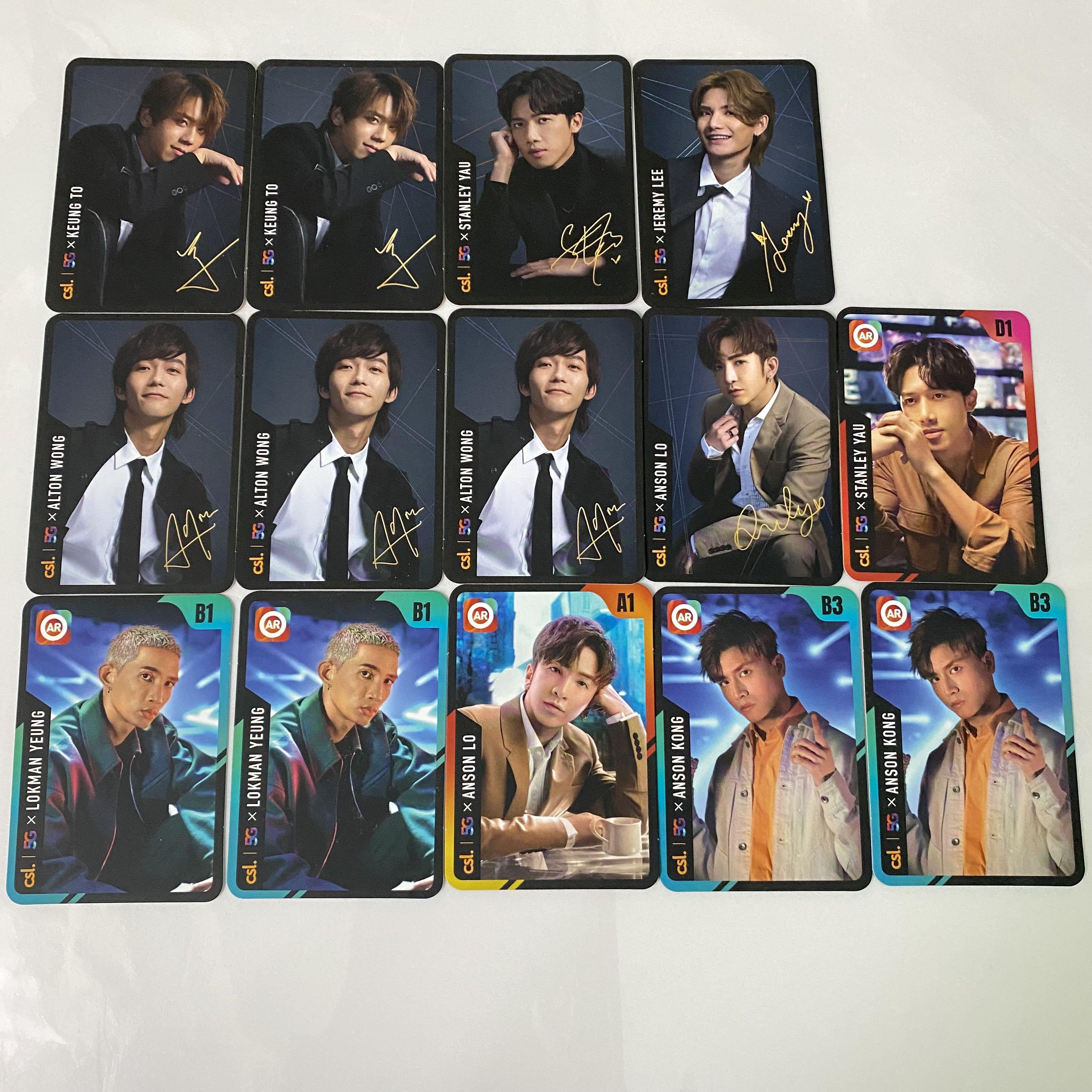 Mirror CSL 第一代 卡 card 姜濤 Alton Stanley Jeremy Tiger Lokman AR卡 Anson LO ...