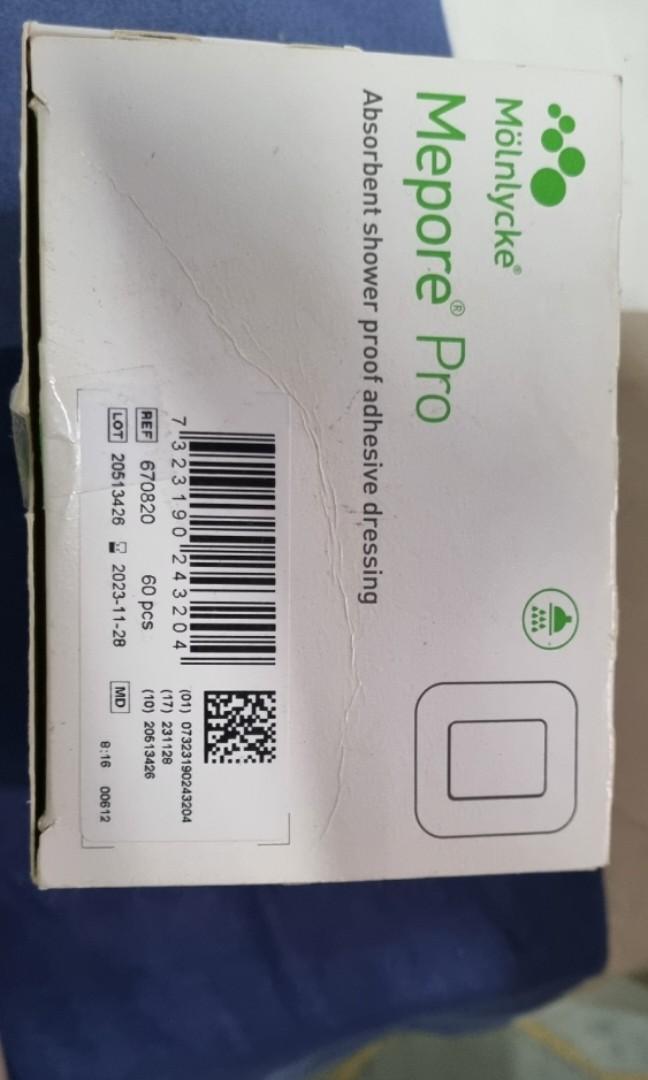 Molnlycke Mepore Pro Showerproof Dressing, Health & Nutrition, Medical Supplies & Tools on Carousell