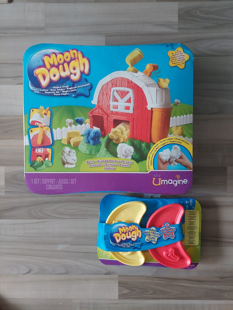 Moon Dough Big Barn Toy( Play Dough), Babies & Kids, Infant Playtime on ...
