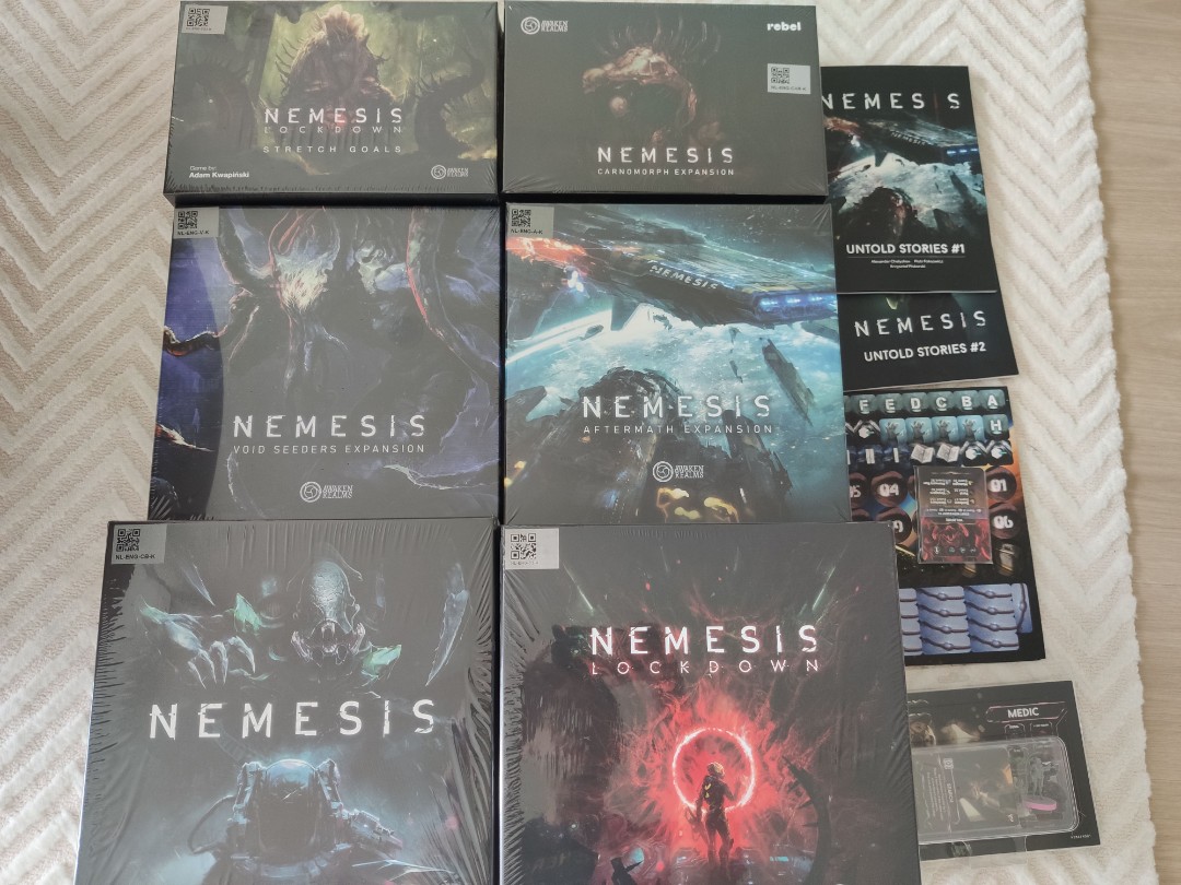 Nemesis Board Game Complete, new and Sealed set, Hobbies & Toys, Toys ...