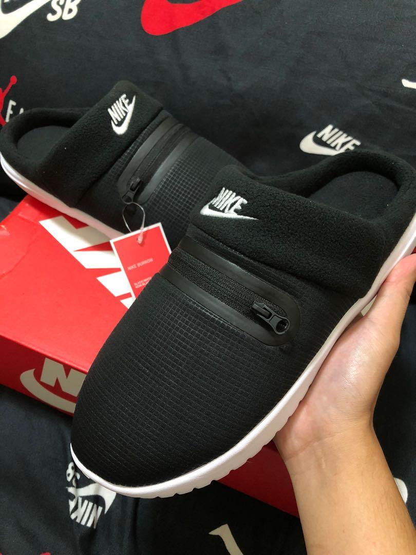 NIKE BURROW, Men's Fashion, Footwear, Slippers & Slides on Carousell