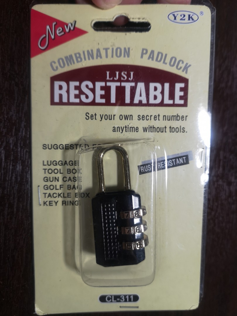 Number Lock, Furniture & Home Living, Security & Locks, Locks, Doors ...
