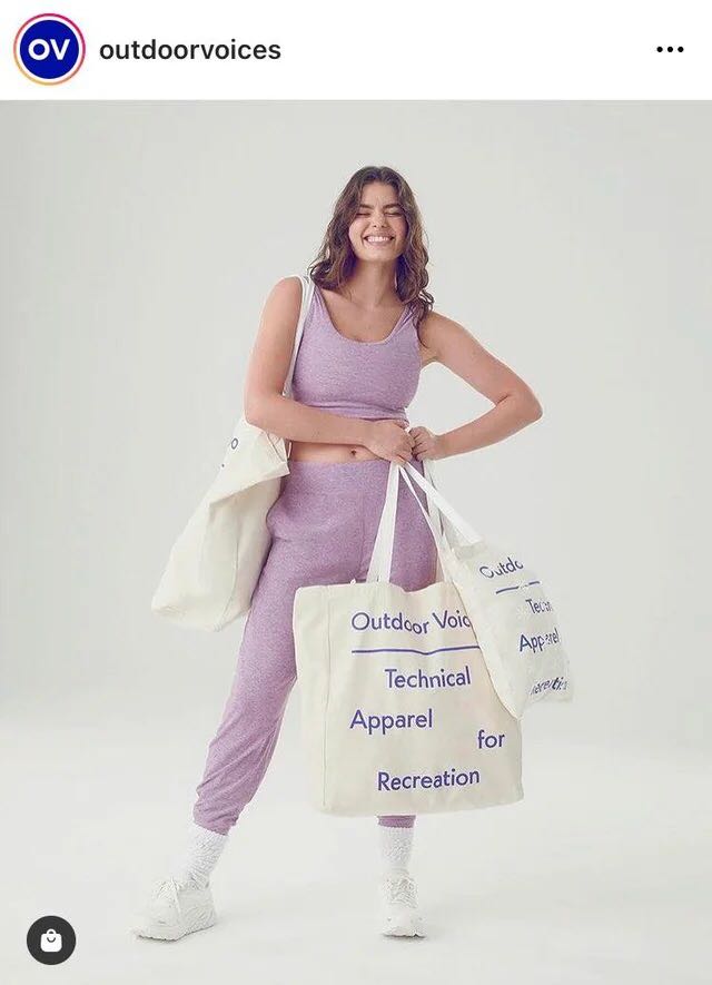 Outdoor Voices Tote Bag