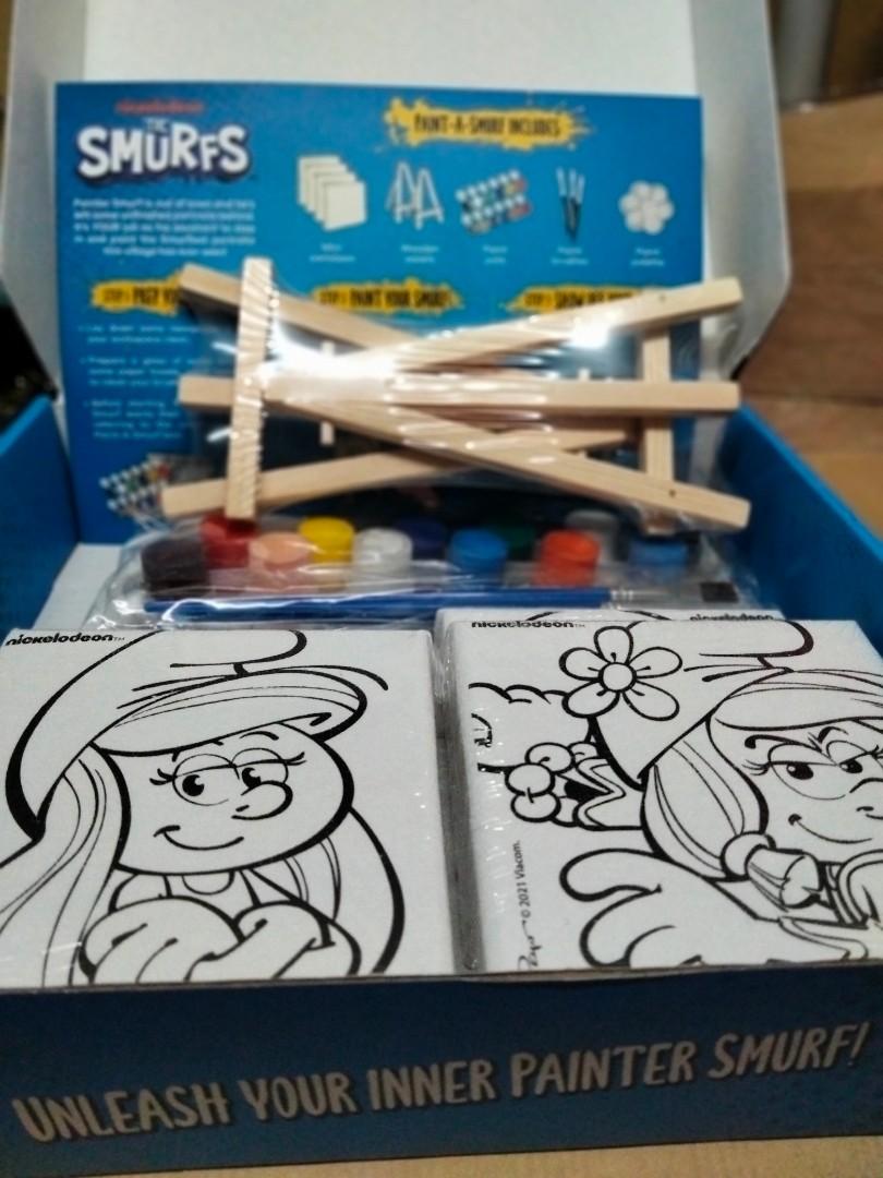 Paint-A-Smurf Kit Limited Edition / Painting Kit for kids / Family ...