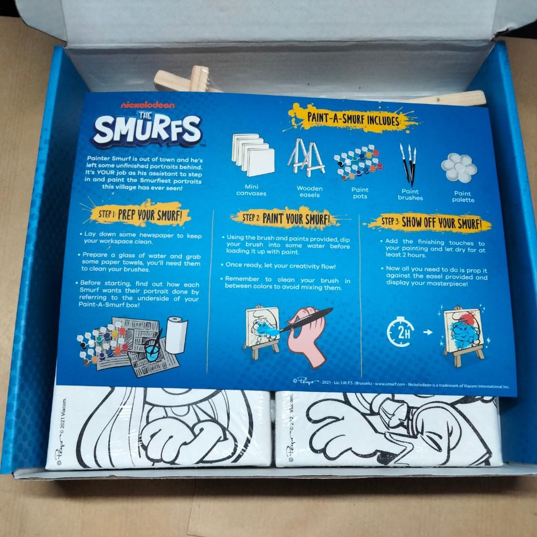 Paint-A-Smurf Kit Limited Edition / Painting Kit for kids / Family ...