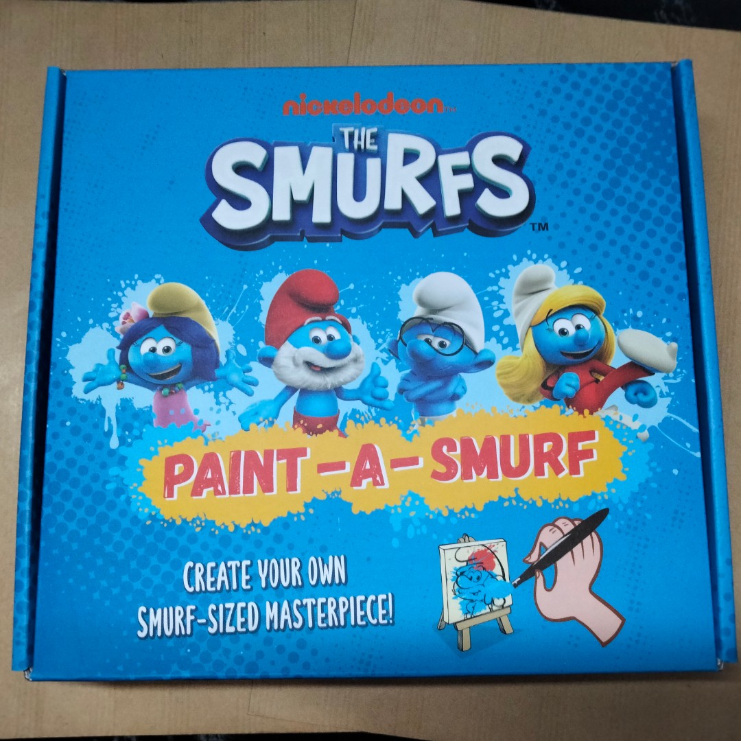 Paint-A-Smurf Kit Limited Edition / Painting Kit for kids / Family ...