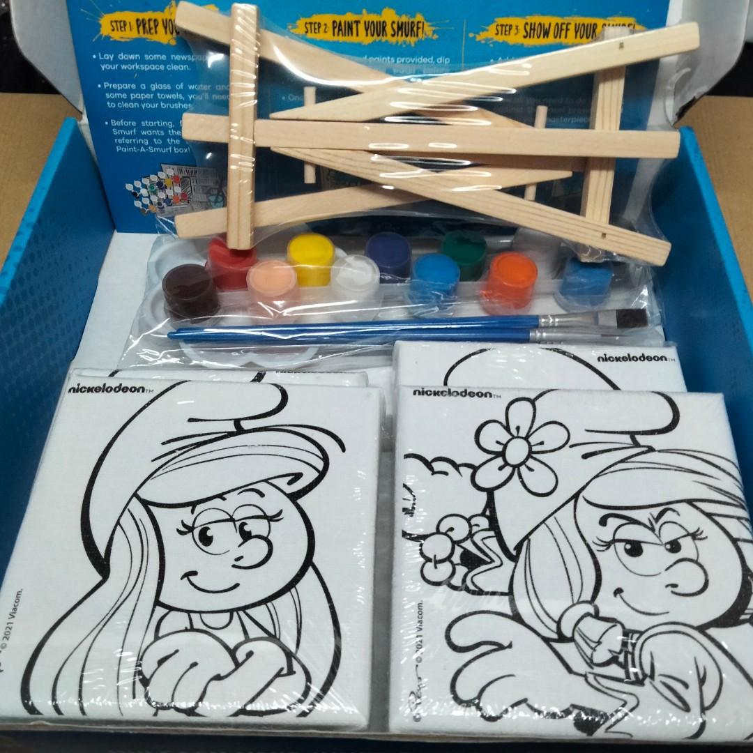 Paint-A-Smurf Kit Limited Edition / Painting Kit for kids / Family ...