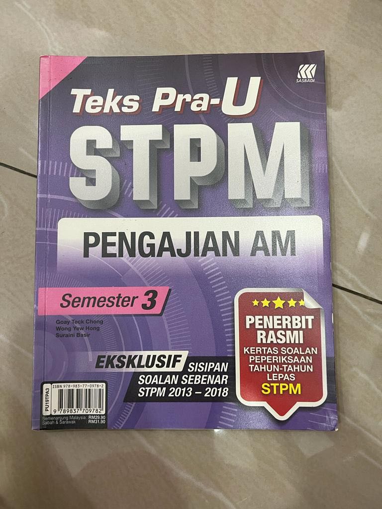 Pengajian Am STPM Sem 3, Hobbies & Toys, Books & Magazines, Textbooks ... Pengajian Am STPM Sem 3, Hobbies & Toys, Books & Magazines, Textbooks ...