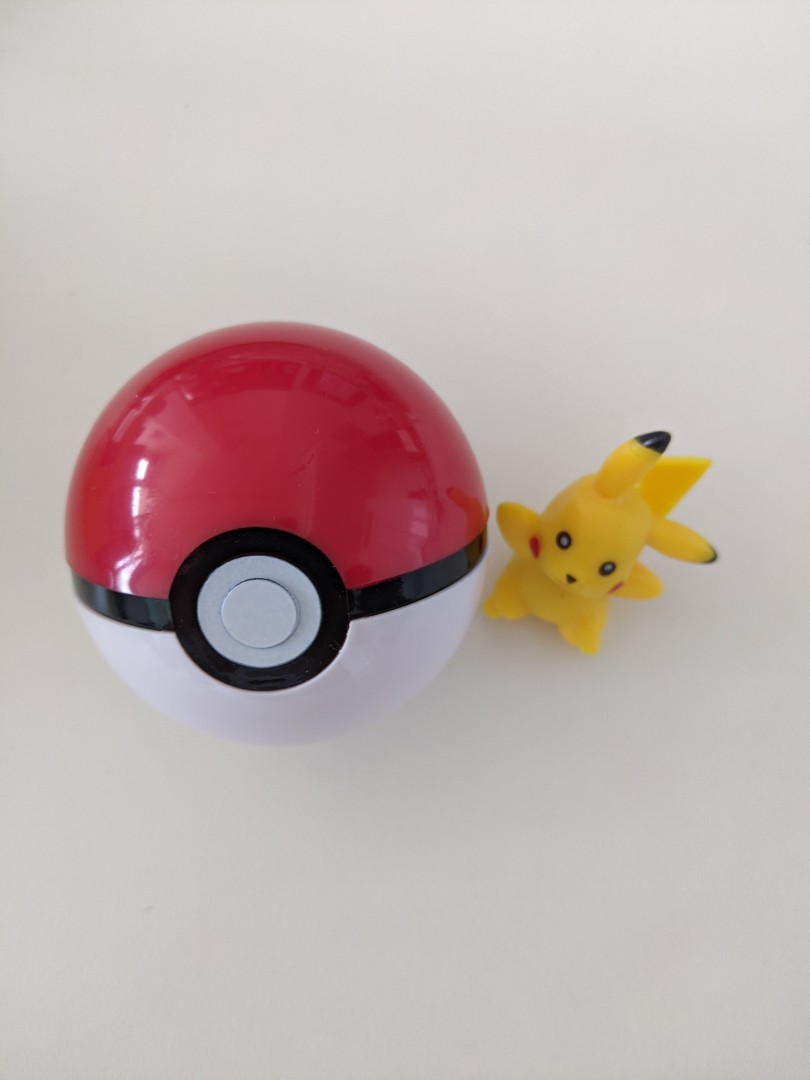 Pokemon Pikachu poke ball toy, Hobbies & Toys, Toys & Games on Carousell