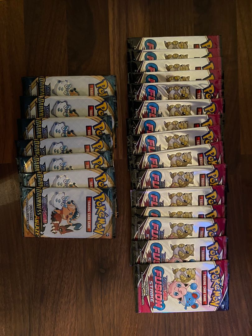 Pokemon fun packs, Hobbies & Toys, Toys & Games on Carousell