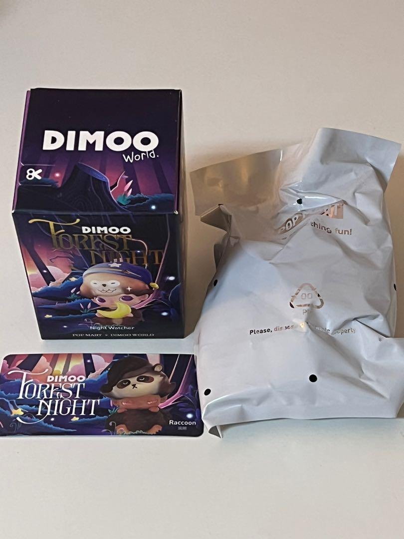 Popmart Dimoo (Forest Night) - Raccoon, Hobbies & Toys, Toys & Games on ...