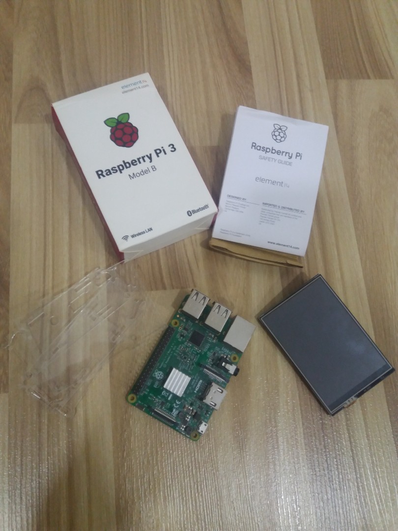 Raspberry PI 3B + Touch LCD Screen, Computers & Tech, Parts ...