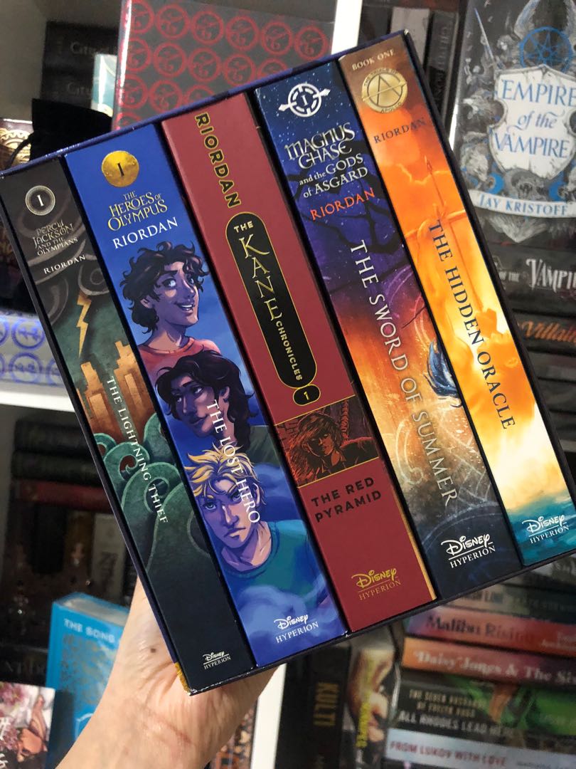 Read Riordan box set (PB) - Rick Riordan, Hobbies & Toys, Books ...