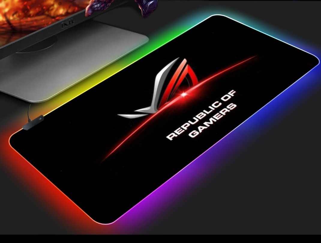 ROG RGB gaming mousepad, Computers & Tech, Parts & Accessories, Mouse ...