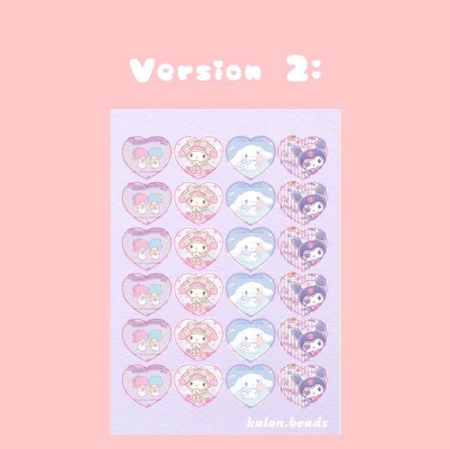 Sanrio Sticker Sheets, Hobbies & Toys, Stationery & Craft, Handmade ...