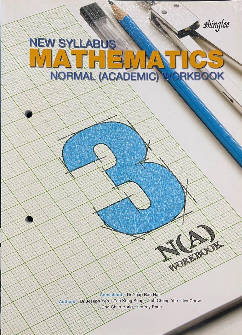 Sec 3 Mathematics Normal (Academic) Workbook, Hobbies & Toys, Books ...