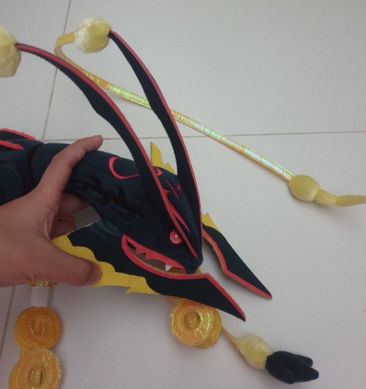 Shiny mega rayquaza plush and shiny mega metagross plush pokemon center ...