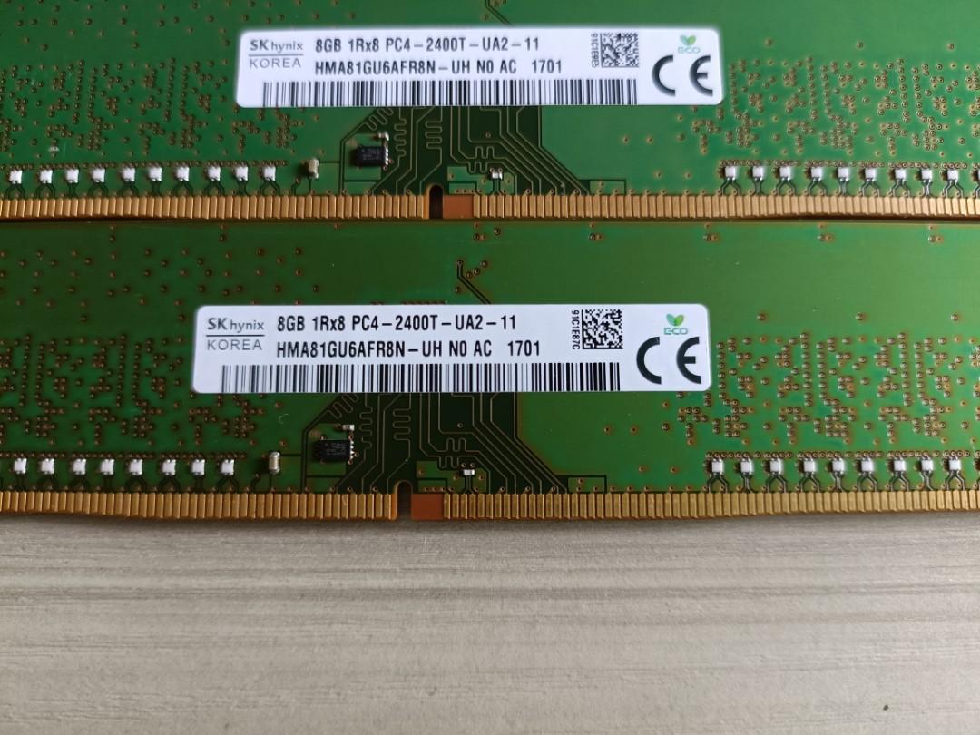 Sk hynix 8gb ddr4 2400mhz Ram Sticks, Computers & Tech, Parts ...
