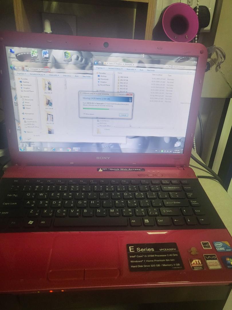Sony Vaio Hot pink laptop, Computers & Tech, Laptops & Notebooks on ...