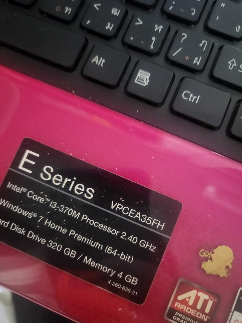 Sony Vaio Hot pink laptop, Computers & Tech, Laptops & Notebooks on ...