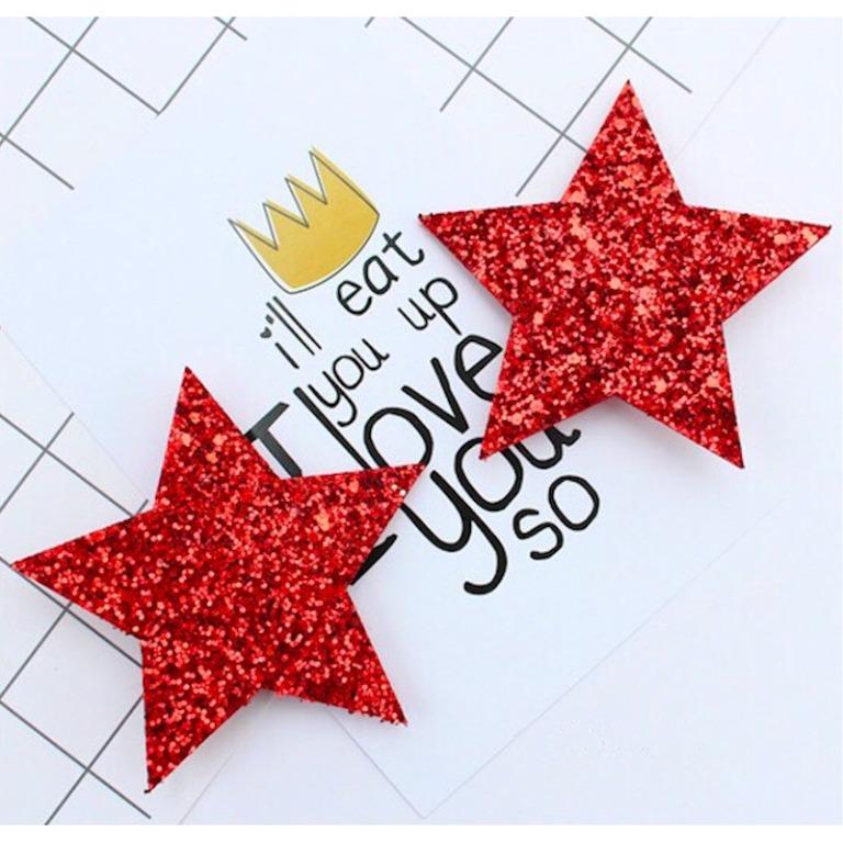 Sparkling Big Star Hair Clips, Babies & Kids, Babies & Kids Fashion on ...