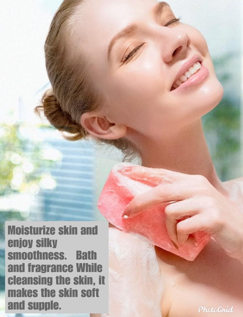 Sponge bath soap, Beauty & Personal Care, Bath & Body, Bath on Carousell