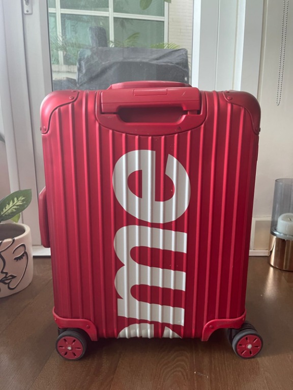 Supreme Rimowa Suitcase Small, Luxury, Bags & Wallets on Carousell